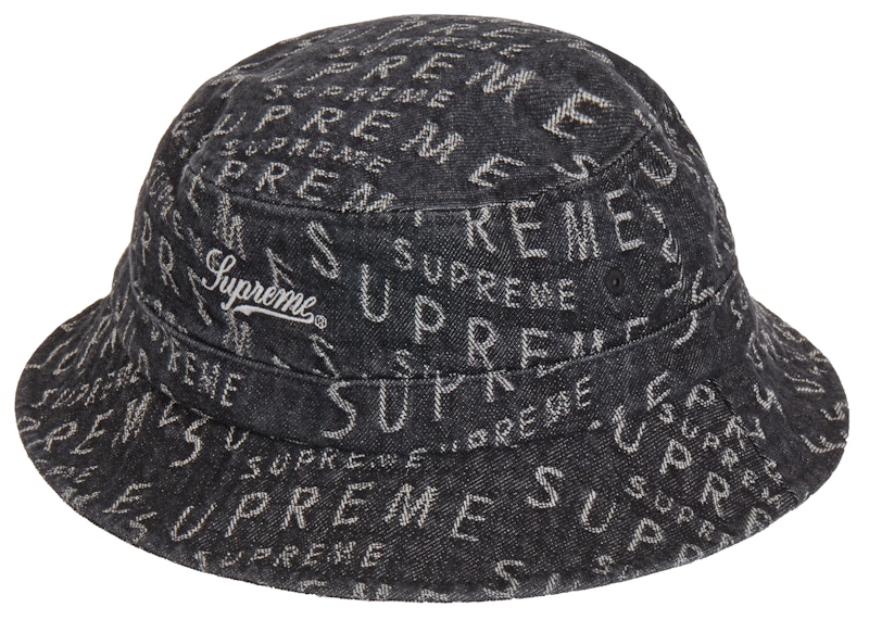 Supreme Outline Crusher Denim Hat - Blue | Editorialist