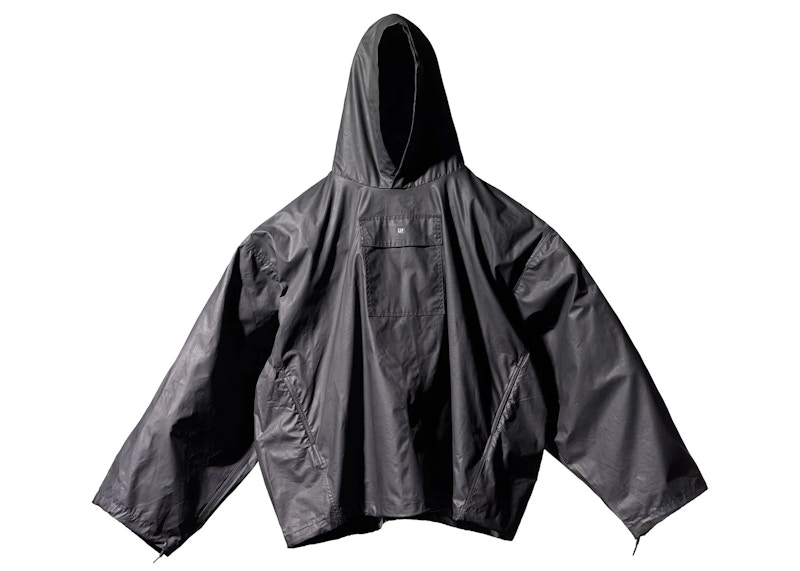 Yeezy Coated Cotton Anorak In Black | Editorialist