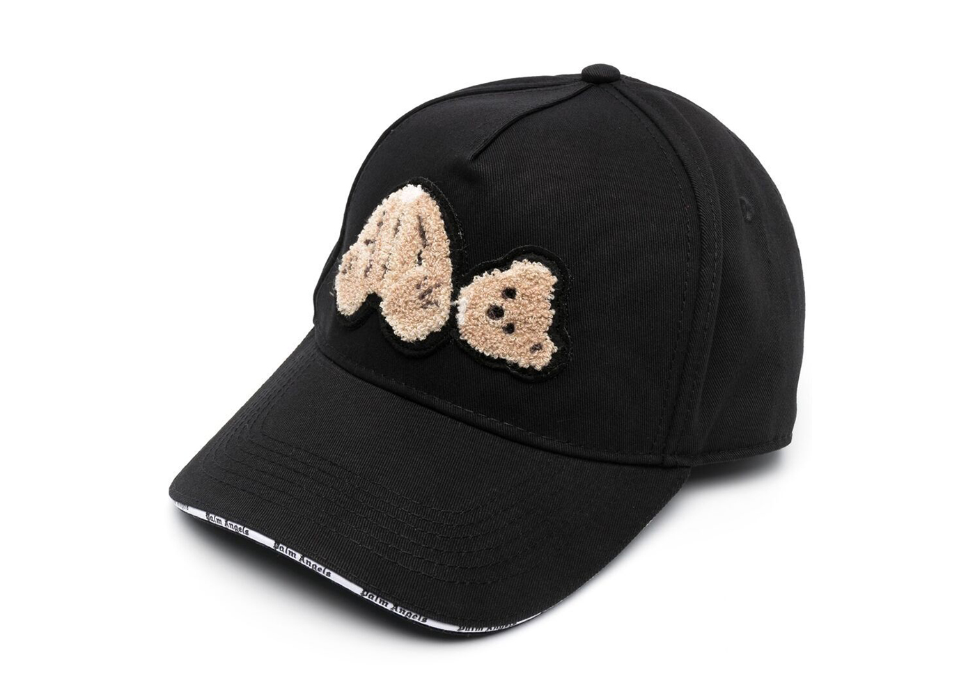 Palm Angels Bear Light Pink Interior Logo Baseball SnapBack Cap Palm Angels – NorthGirls main image 2