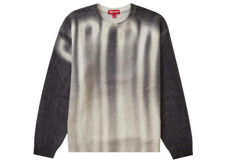 Supreme Blurred Logo Sweater - Blue | Editorialist
