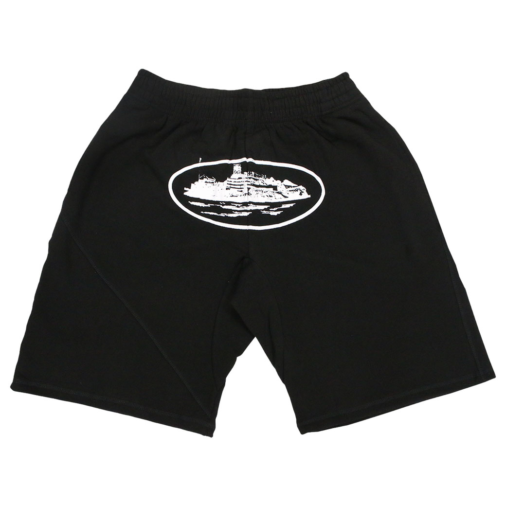 Corteiz Alcatraz Cargo Shorts - Black | Editorialist