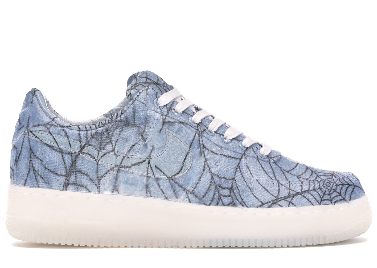 Nike Air Force 1 Low Clot Spider Webin Sneakers - White | Editorialist