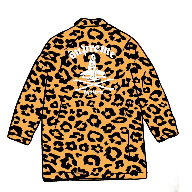 Supreme Hysteric Glamour Leopard Trench - Tan | Editorialist