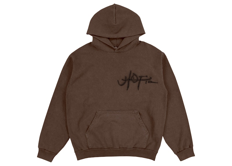 TRAVIS SCOTT Yup! Zip Hoodie - Brown | Editorialist