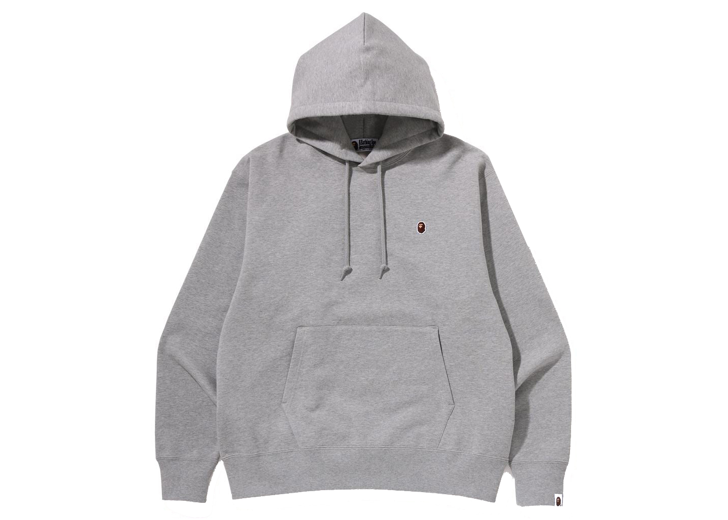A Bathing Ape Ape Head Full-Zip Relaxed Fit Hoodie - Gray 