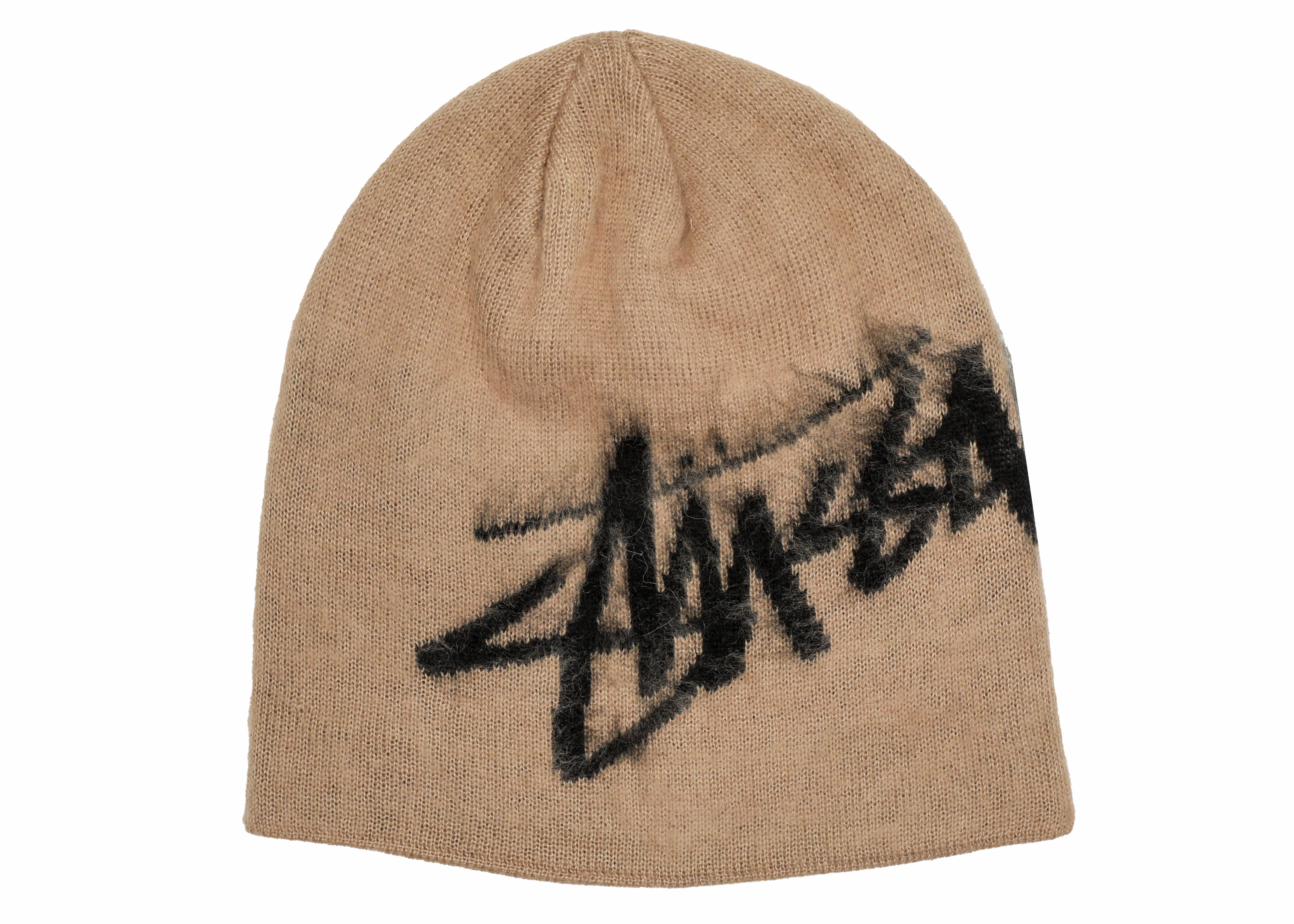 StüSsy Brushed Out Skullcap Beanie - Blue | Editorialist