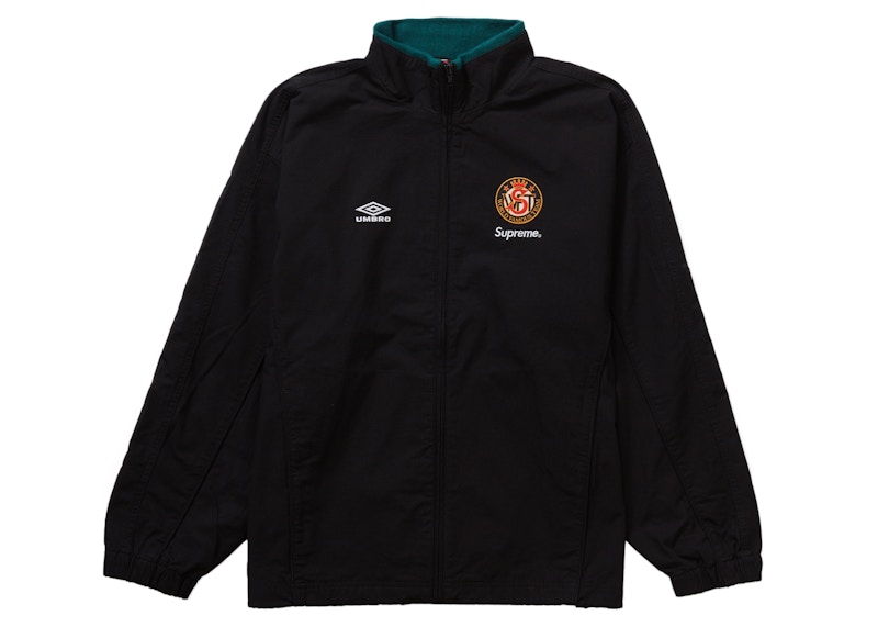 Supreme Umbro Cotton Ripstop Track Jacket - Black | Editorialist