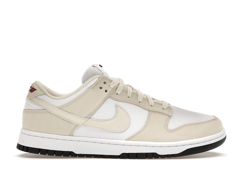 white oatmeal dunk low beige