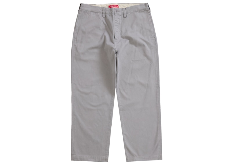 Supreme Chino Pant - Grey | Editorialist