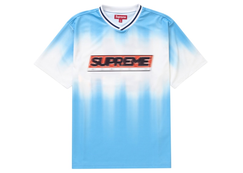 Supreme Blur Soccer Jersey - Blue | Editorialist