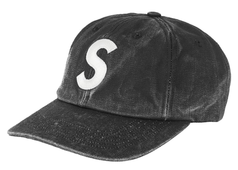 Supreme S Logo 6-Panel Cap - Black | Editorialist