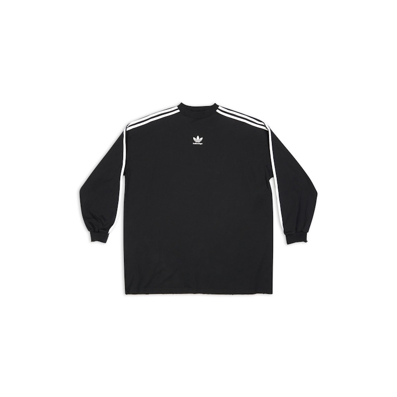 Balenciaga X Adidas Long Sleeve T-Shirt - Black | Editorialist