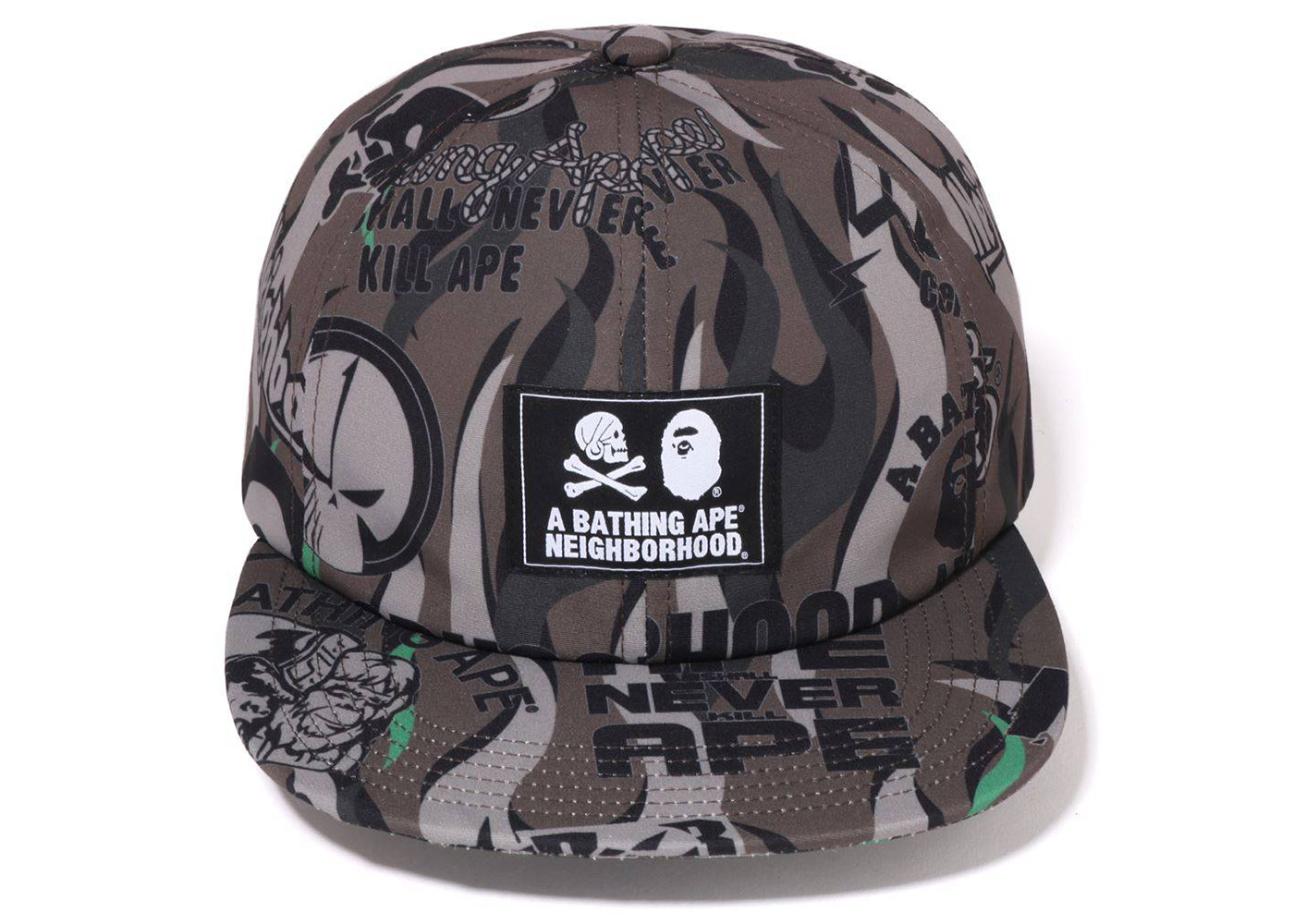帽子 BAPE X NBHD CAP GREEN Bape X Neighborhood Cap - Green | Editorialist