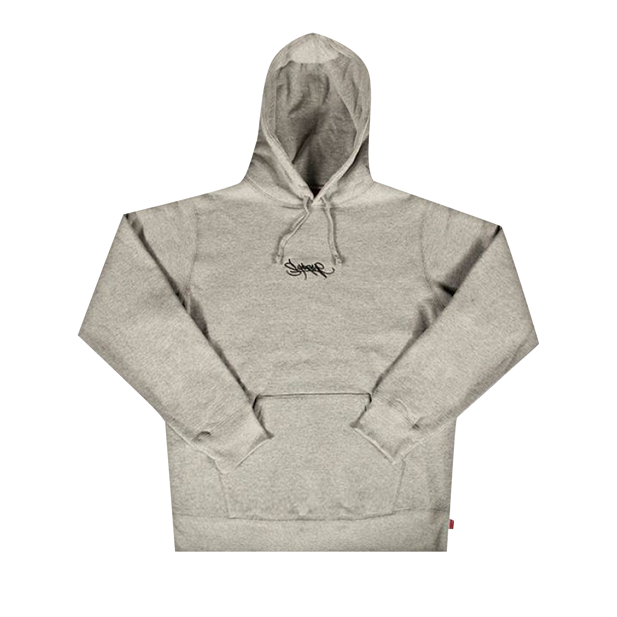 Supreme Tag Logo Hooded Sweatshirt - Grey | Editorialist
