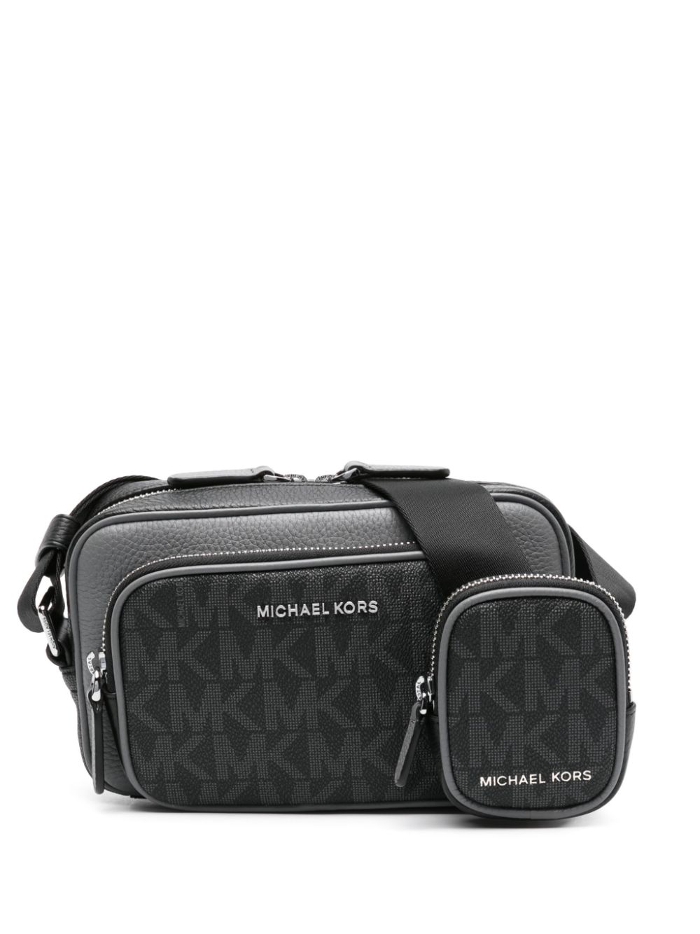 MICHAEL KORS Michael Kors Monogram Leather Camera Bag
