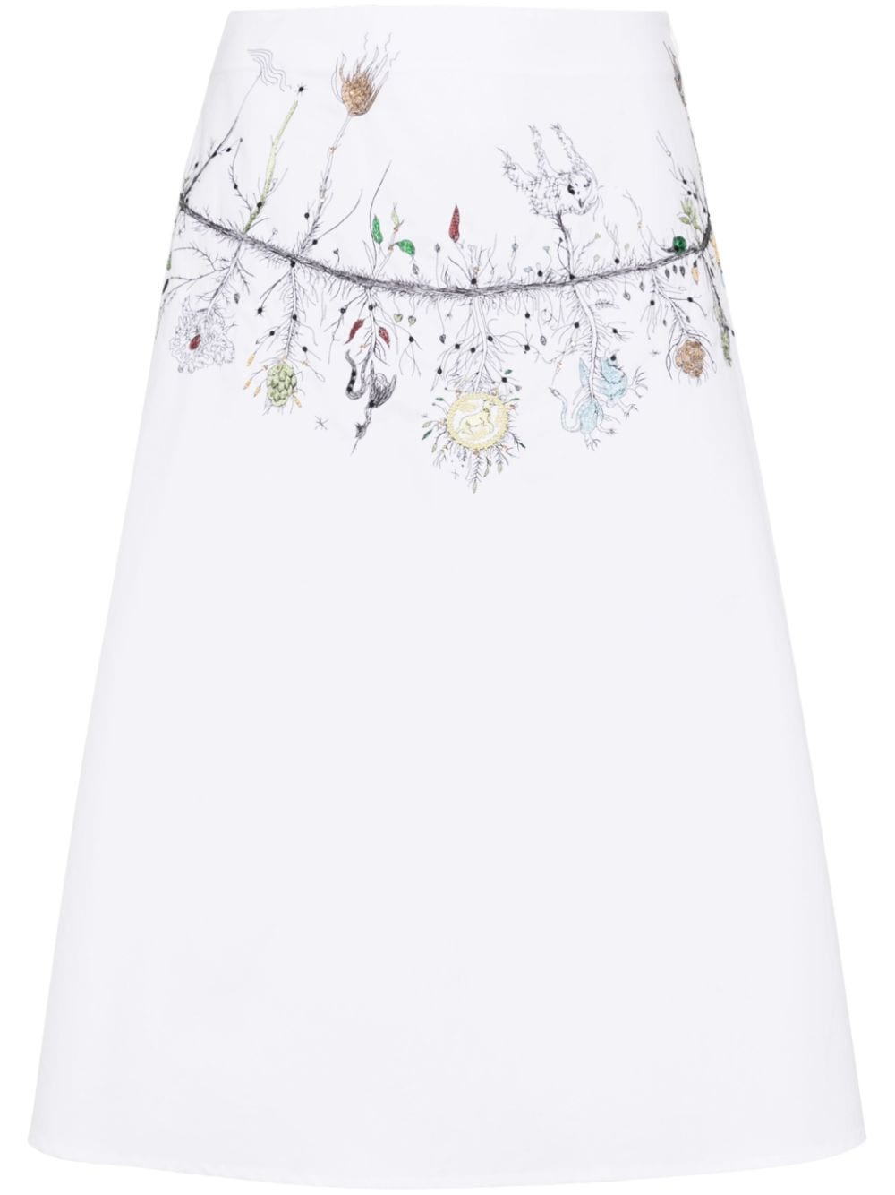 FABIANA FILIPPI Fabiana Filippi Bead-Embellished A-Line Skirt