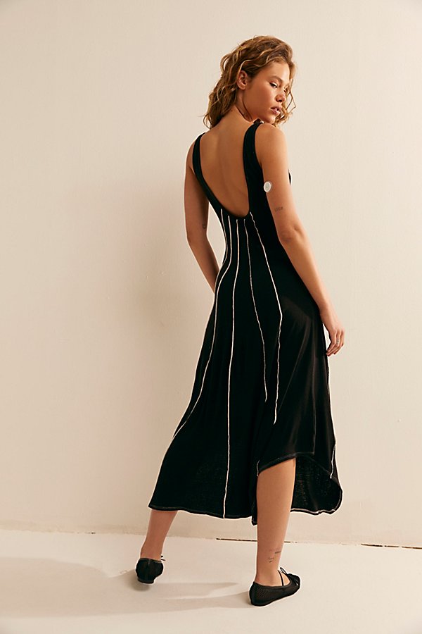 Free People Corrine Midi Dress In Antique Oak - 62% Off | Editorialist