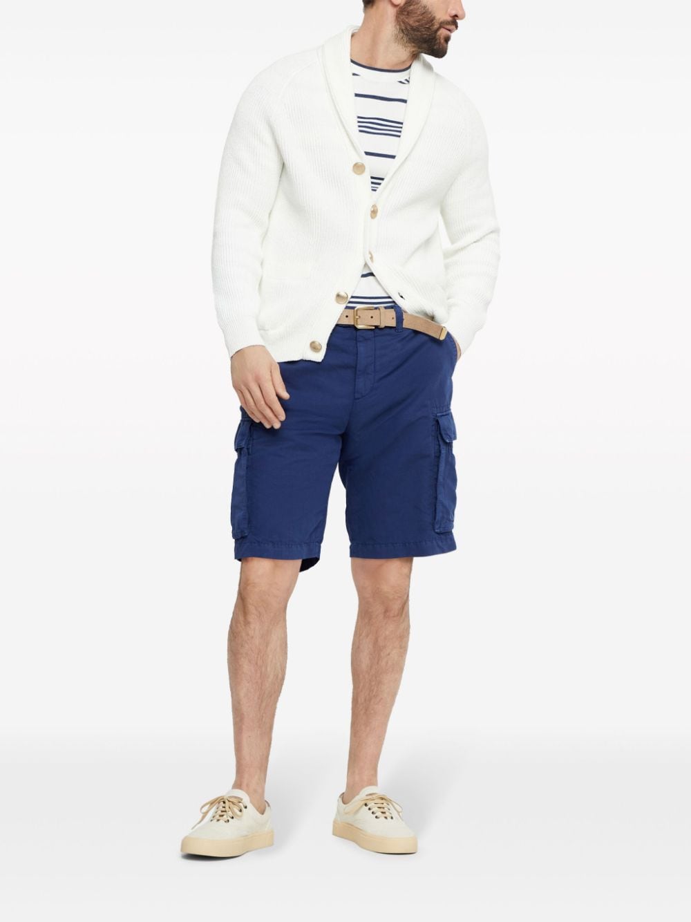 BRUNELLO CUCINELLI Mid-Rise Cargo Shorts