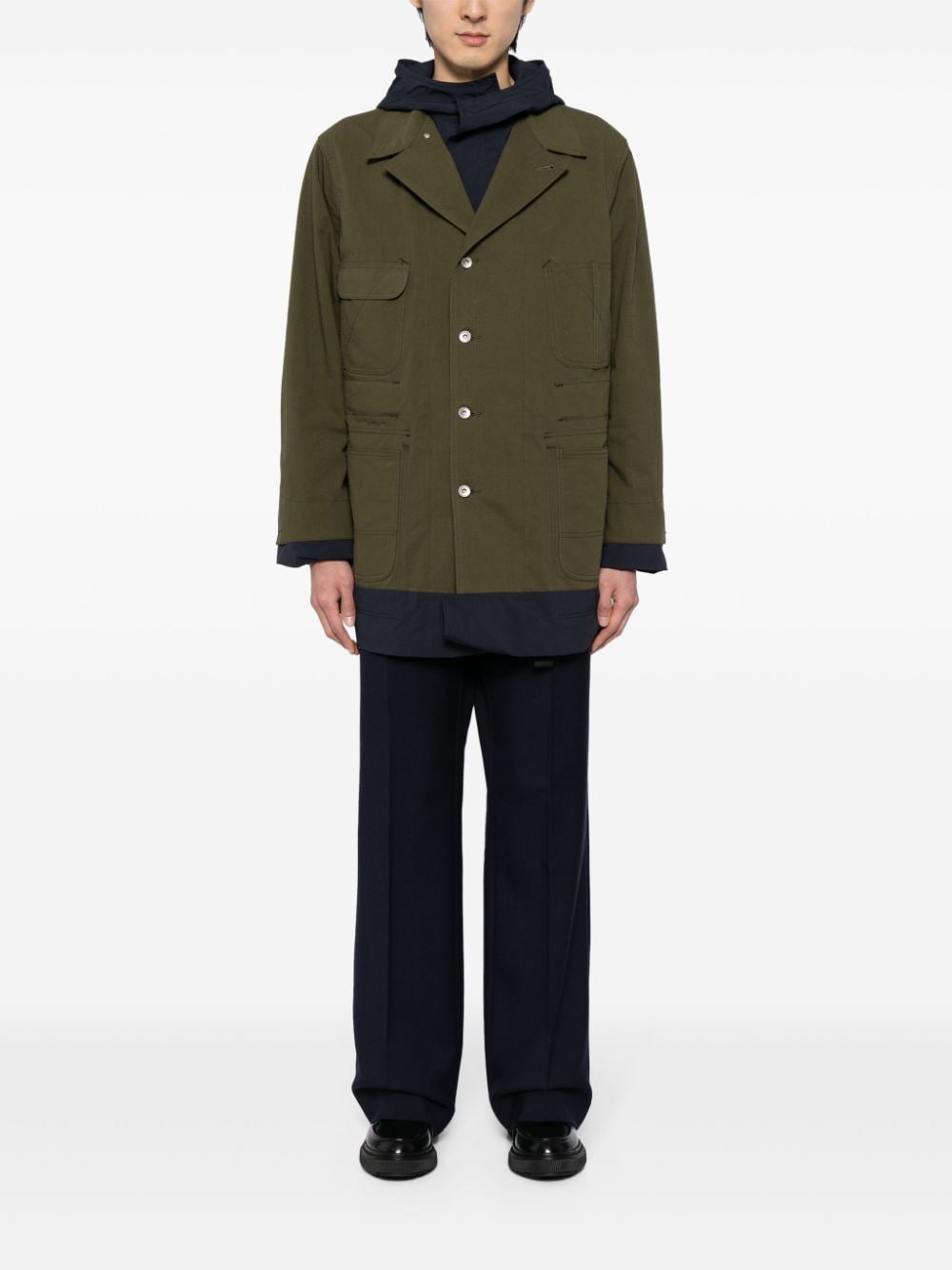 SACAI sacai Single-Breasted Coat