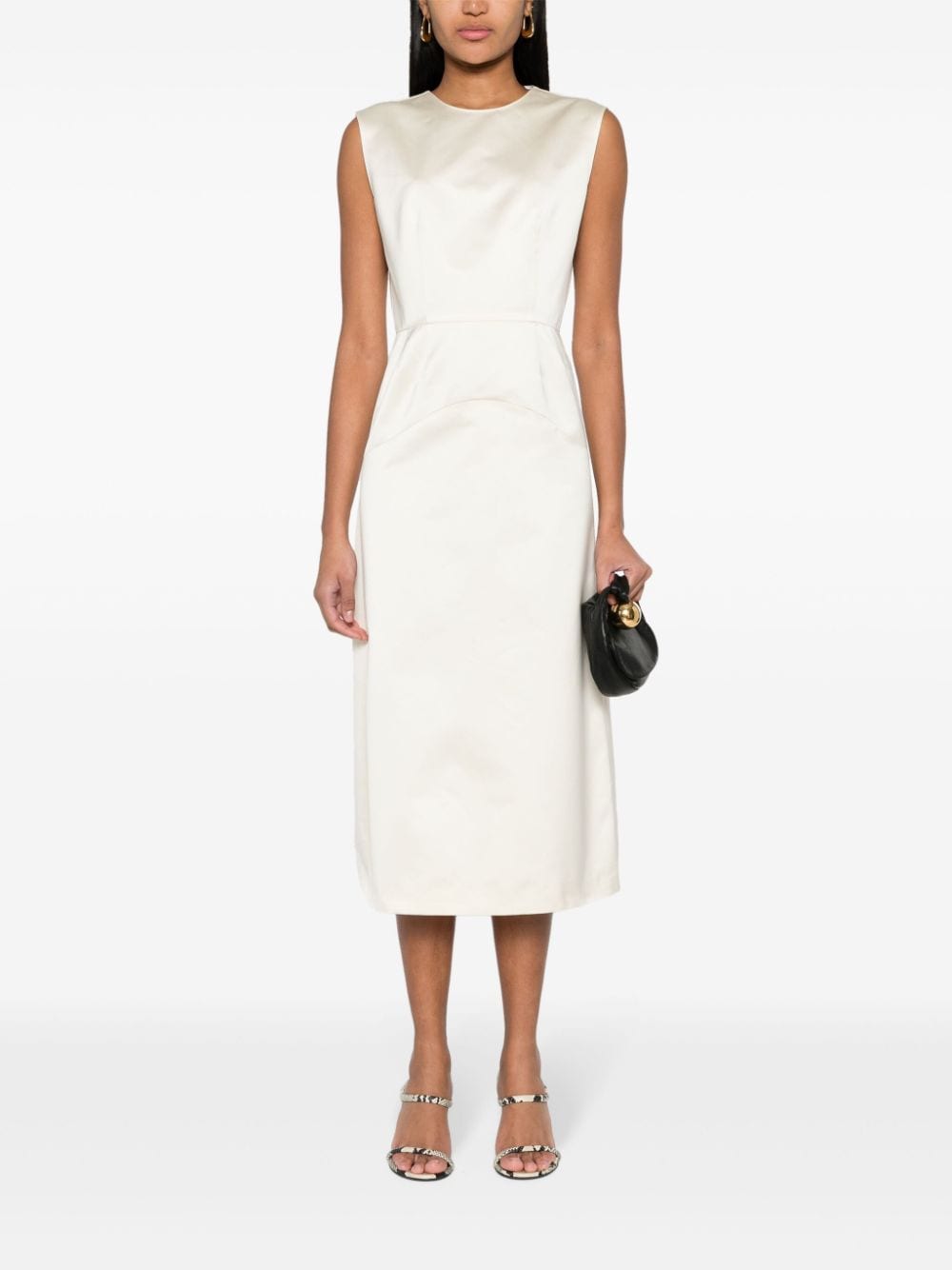 FABIANA FILIPPI Fabiana Filippi Satin Midi Dress