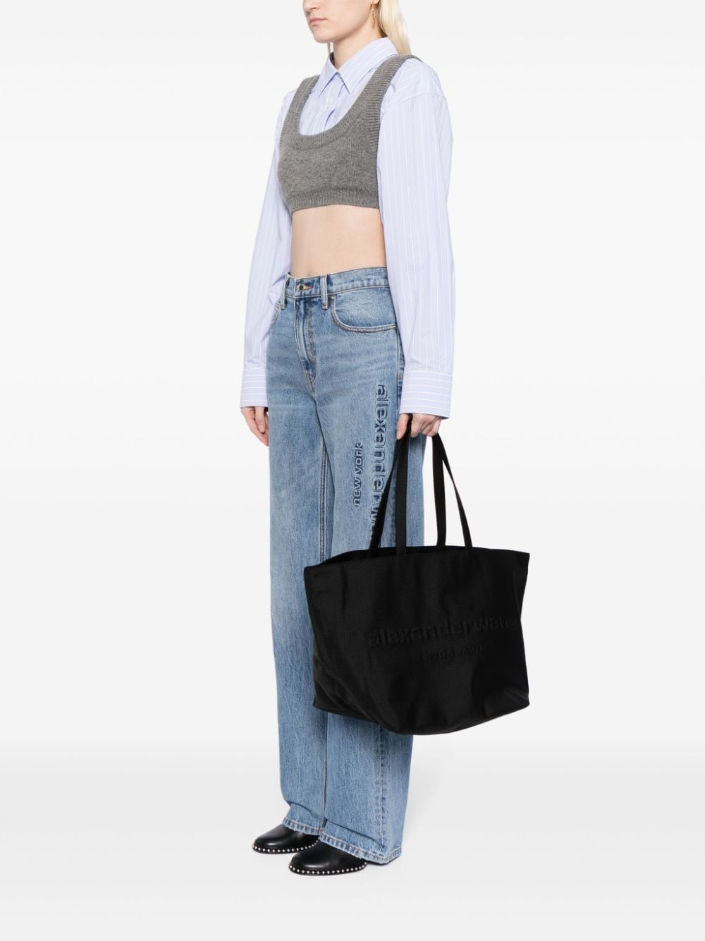 ALEXANDER WANG Alexander Wang Canvas Punch Large Tote