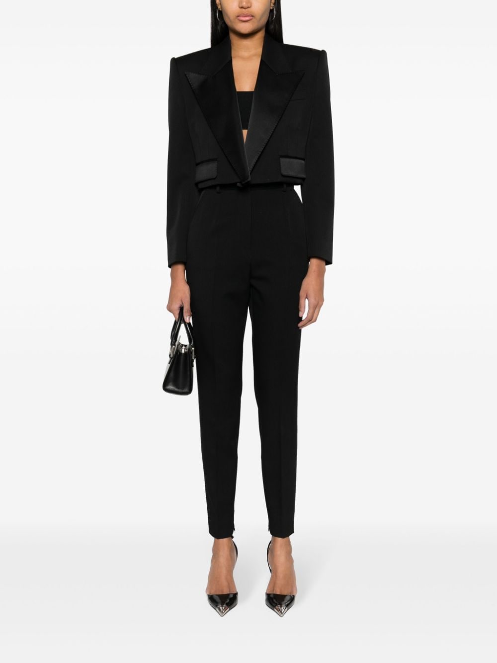 DOLCE & GABBANA Dolce & Gabbana High-Waist Slim-Fit Trousers