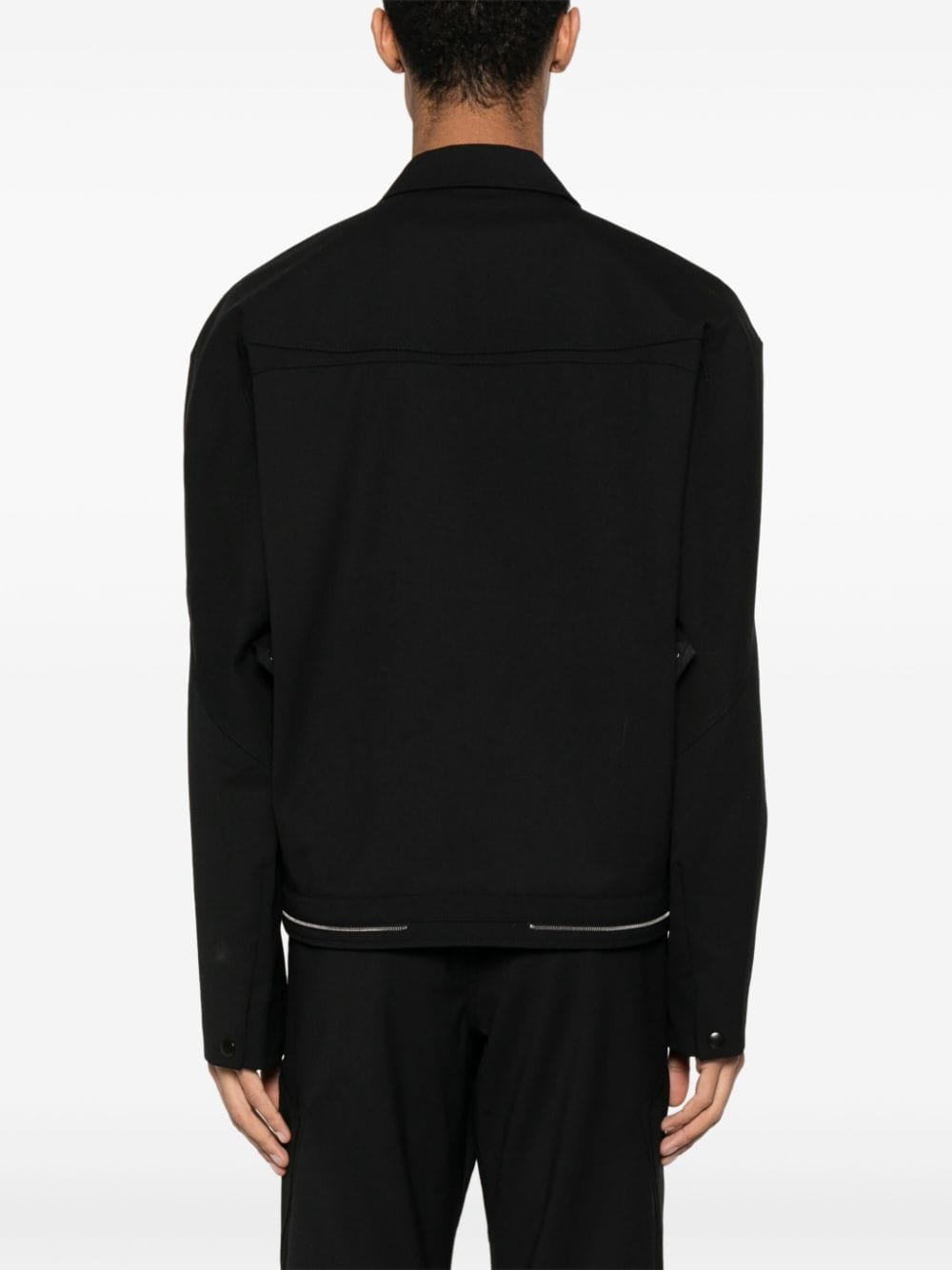Kiko Kostadinov Tonino Utility Asymmetric Jacket In Black - 44