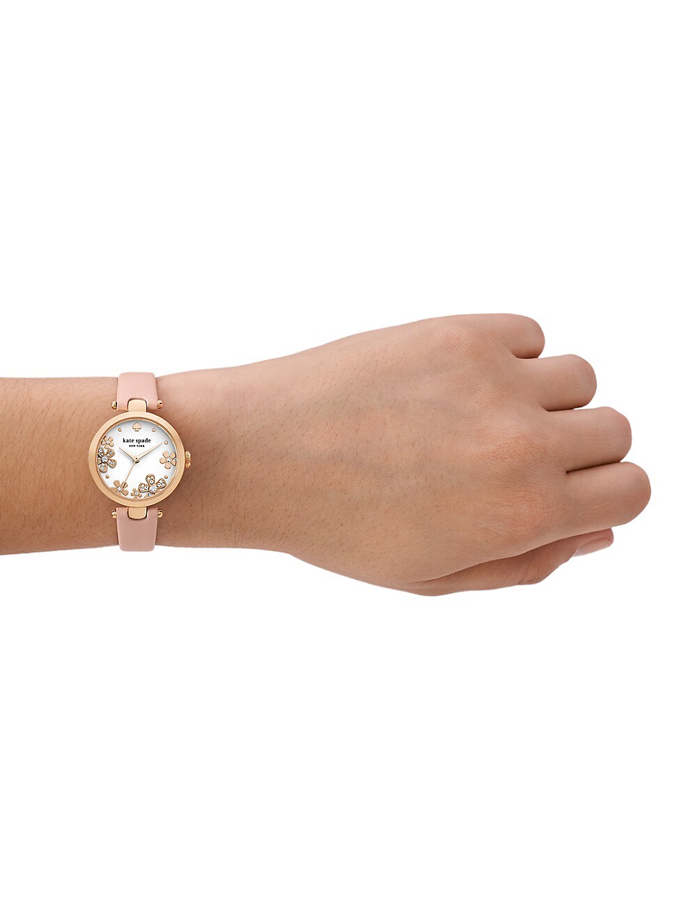 Kate Spade New York Holland Rose Goldtone & Leather Watch  display picture 2