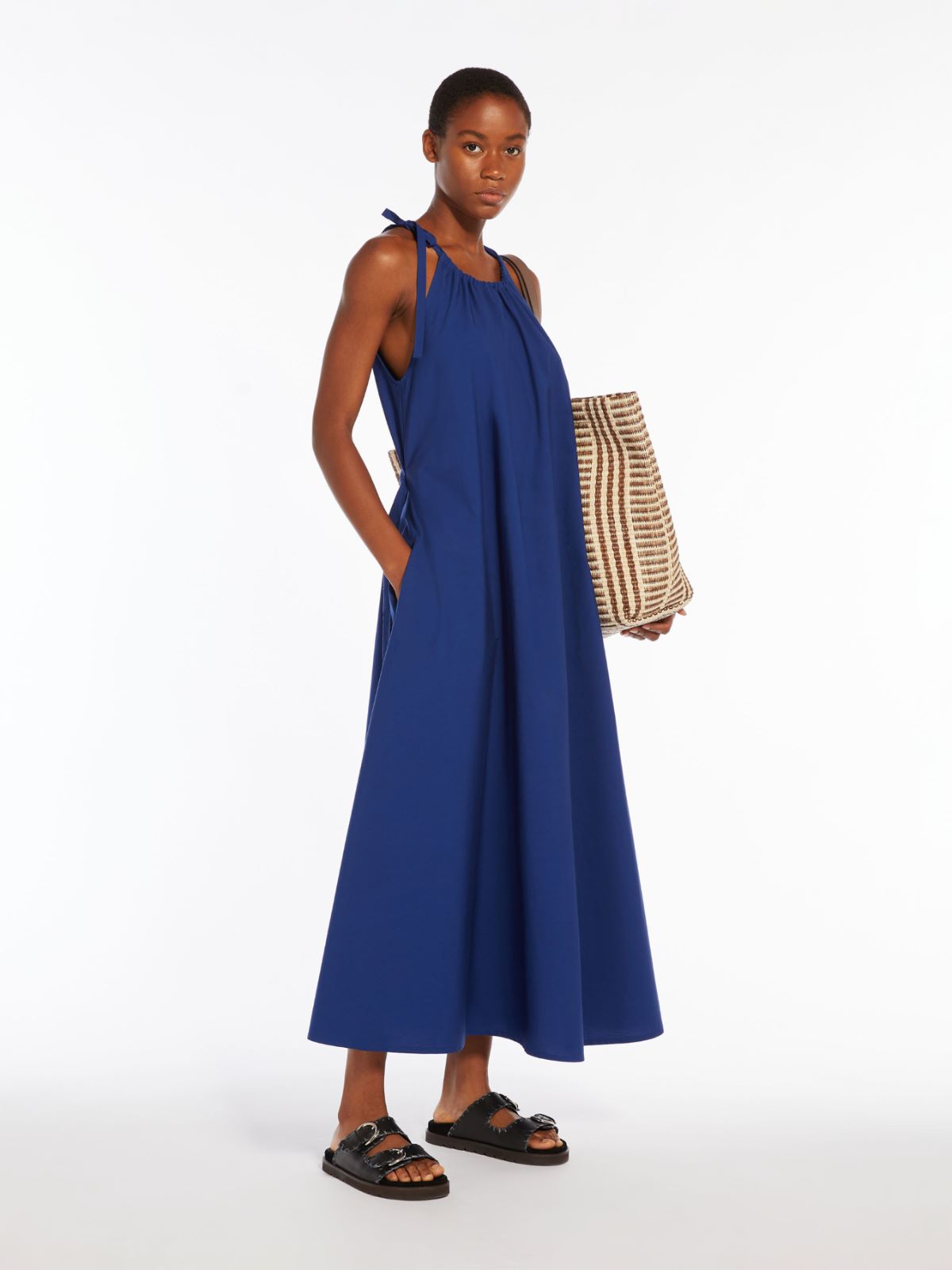max mara dress Max Mara | Woman - Oversized cotton poplin dress - Red