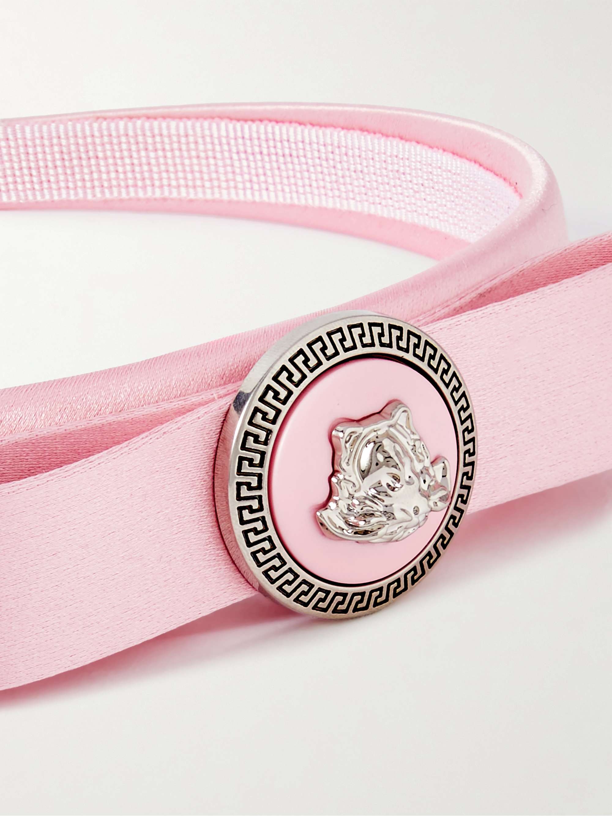 BNWT VERSACE PINK JEWELED HEADBAND Twine and Love | Strawberry Jeweled Top Knot Headband  main image 3