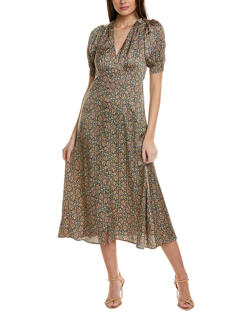 Boden Satin Midi Tea Dress In Nocolor - 83% Off | Editorialist