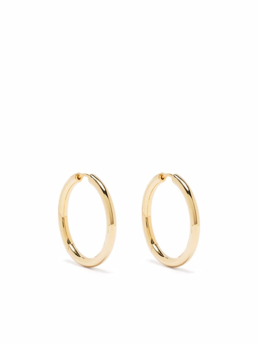 Tom Wood Classic Small Hoop Earrings - Gold | Editorialist