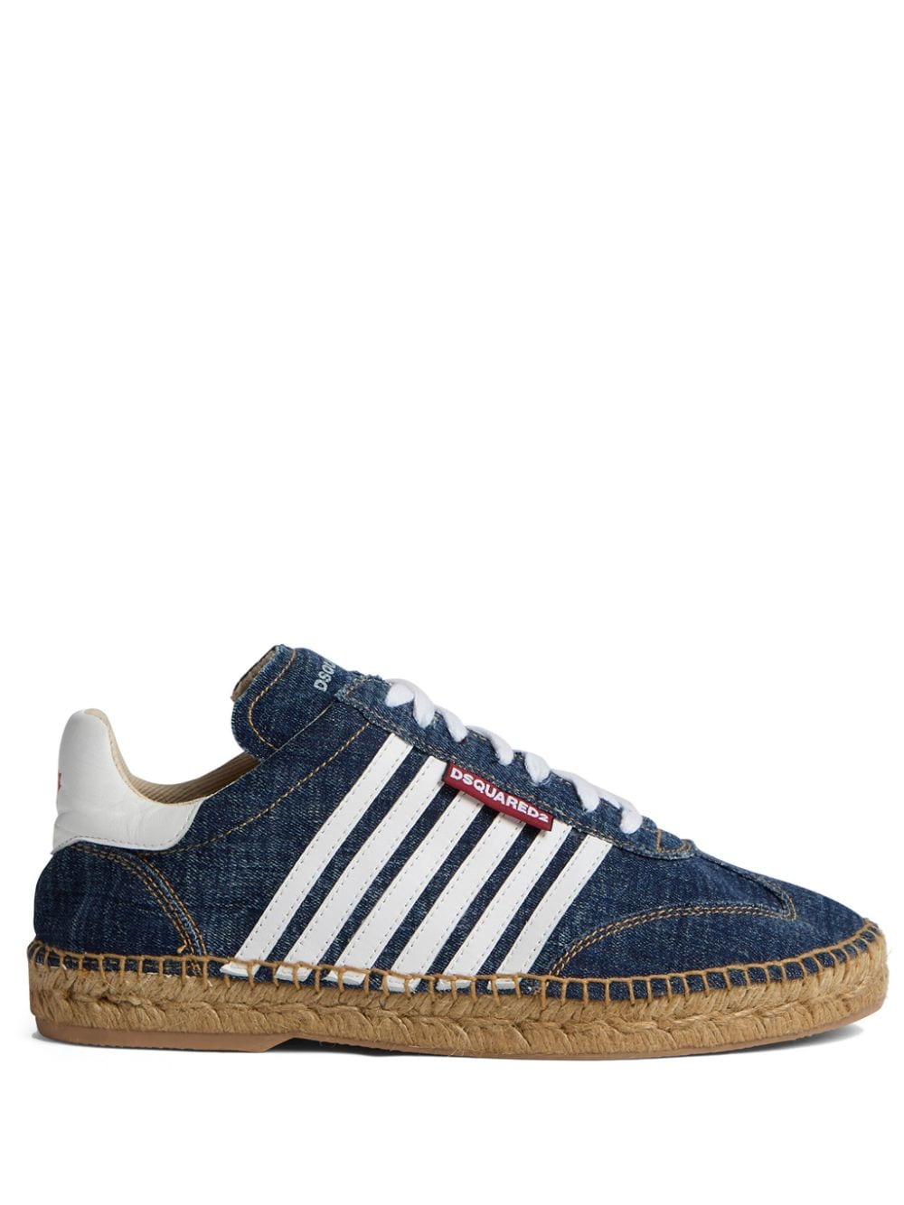 Dsquared2 Denim Espadrille Sneakers In Blue - 50% Off | Editorialist