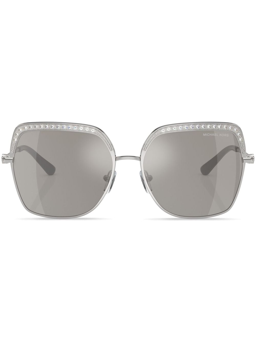 Michael Kors Crystal-Embellished Sunglasses In Silver - 45  display picture 1
