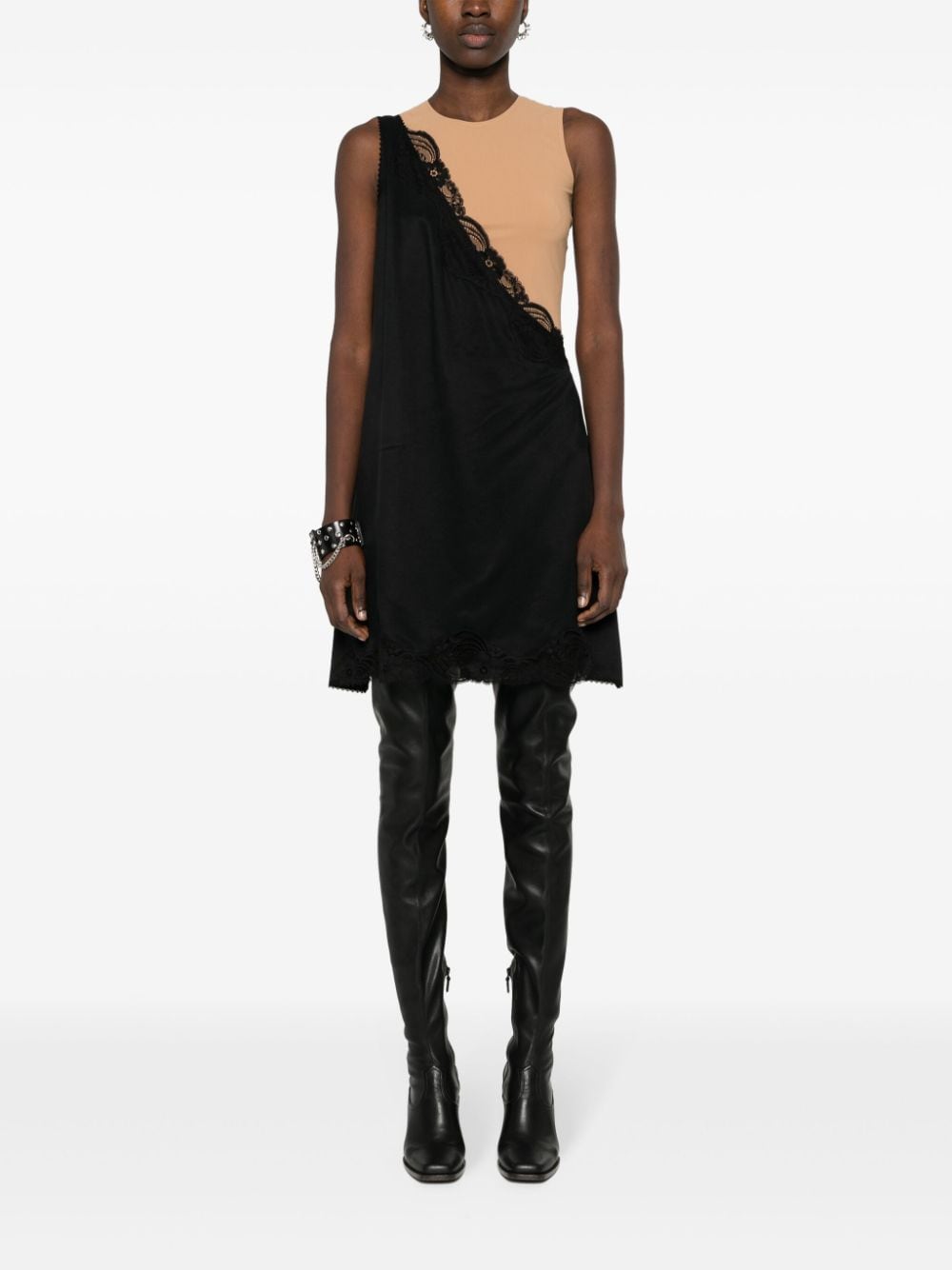 MAISON MARGIELA MM6 Maison Margiela Lace-Trim Dress