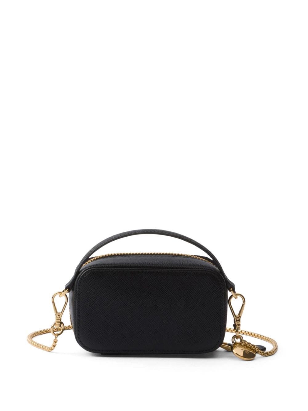 Prada Saffiano Leather Mini Bag - Black | Editorialist