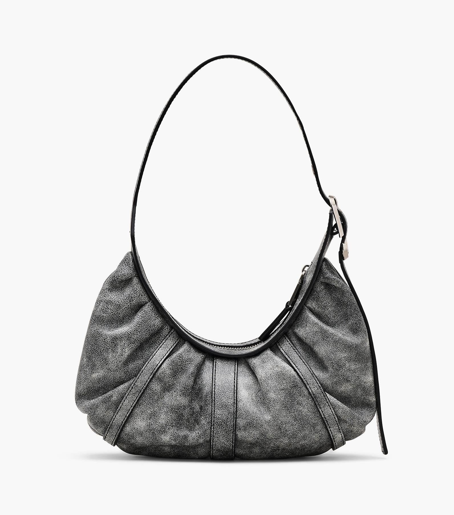 Marc Jacobs The Distressed Leather Buckle Bag - Black - 30% Off