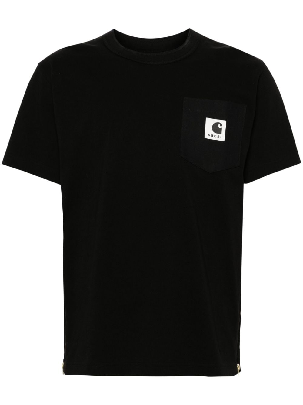 A.P.C. sacai Tシャツ 黒 XXS Sacai X Carhartt Wip Cotton T-Shirt In Black - 23% Off | Editorialist