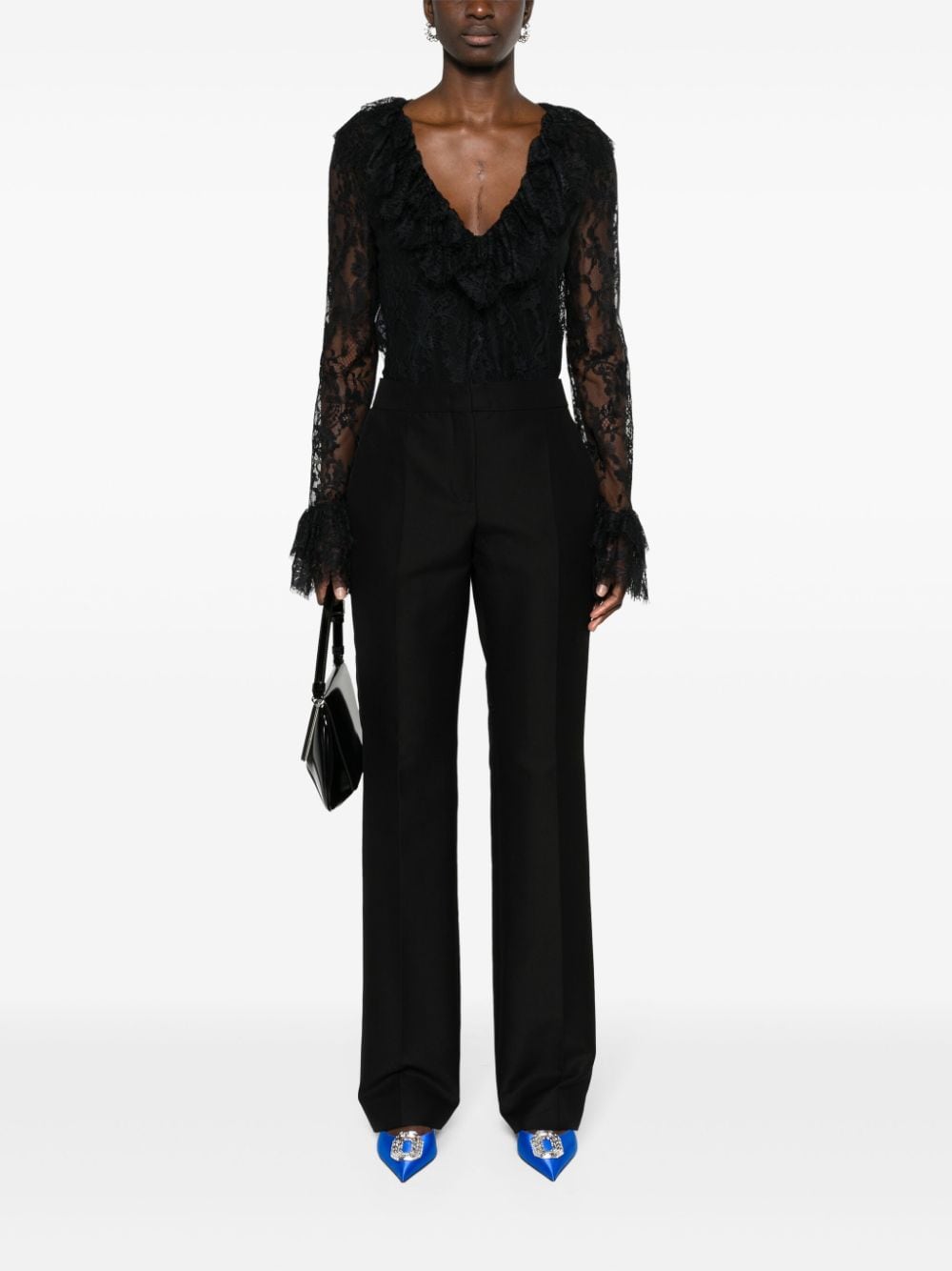 MOSCHINO Side-Stripe Tailored Trousers