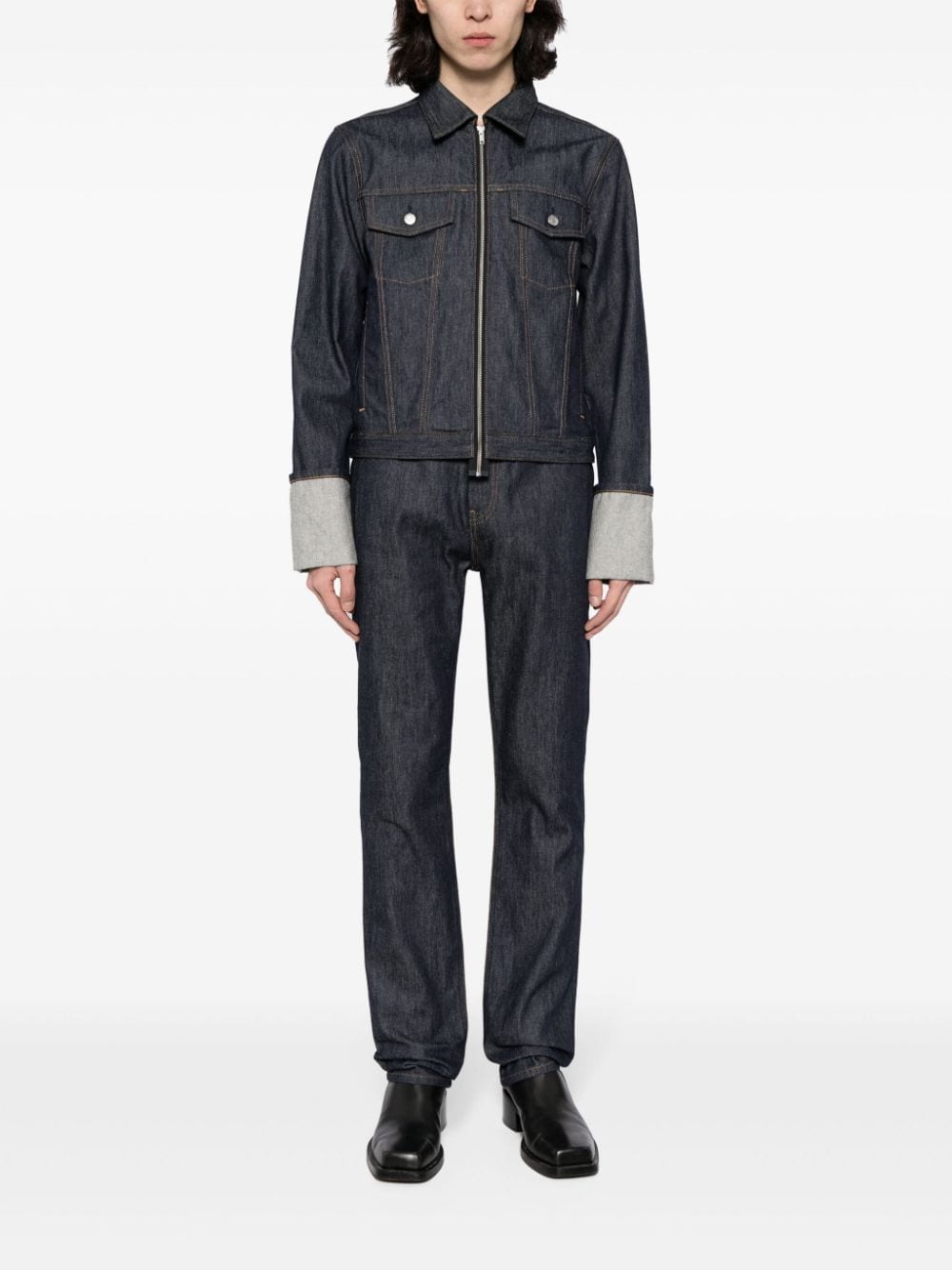 HELMUT LANG Helmut Lang High-Rise Straight-Leg Jeans