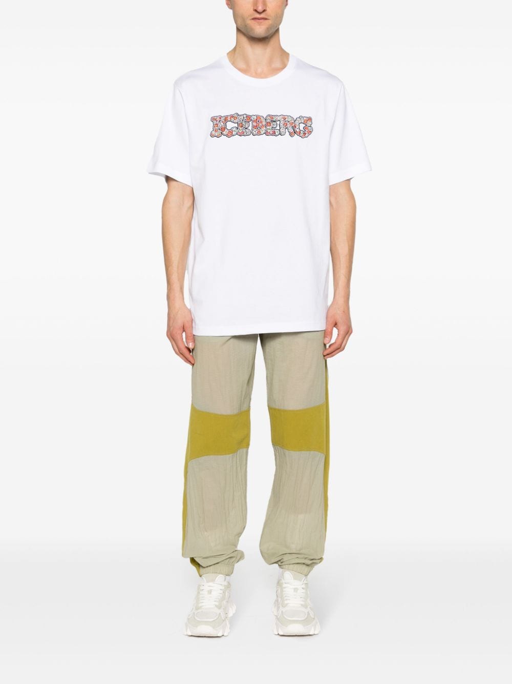 ICEBERG 5d logo-embroidered t-shirt