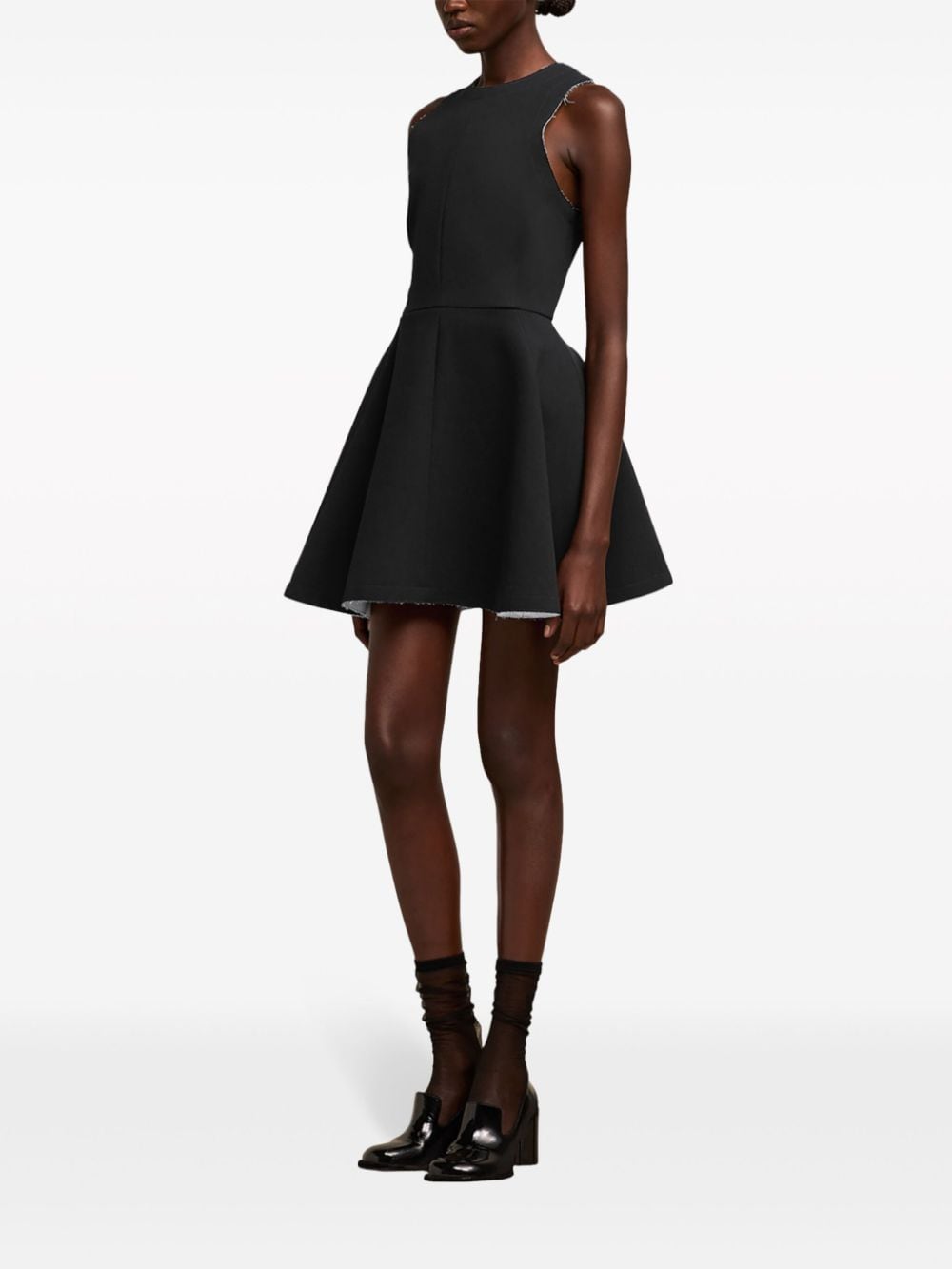 AMI AMI Paris Sleeveless Virgin Wool Mini Dress