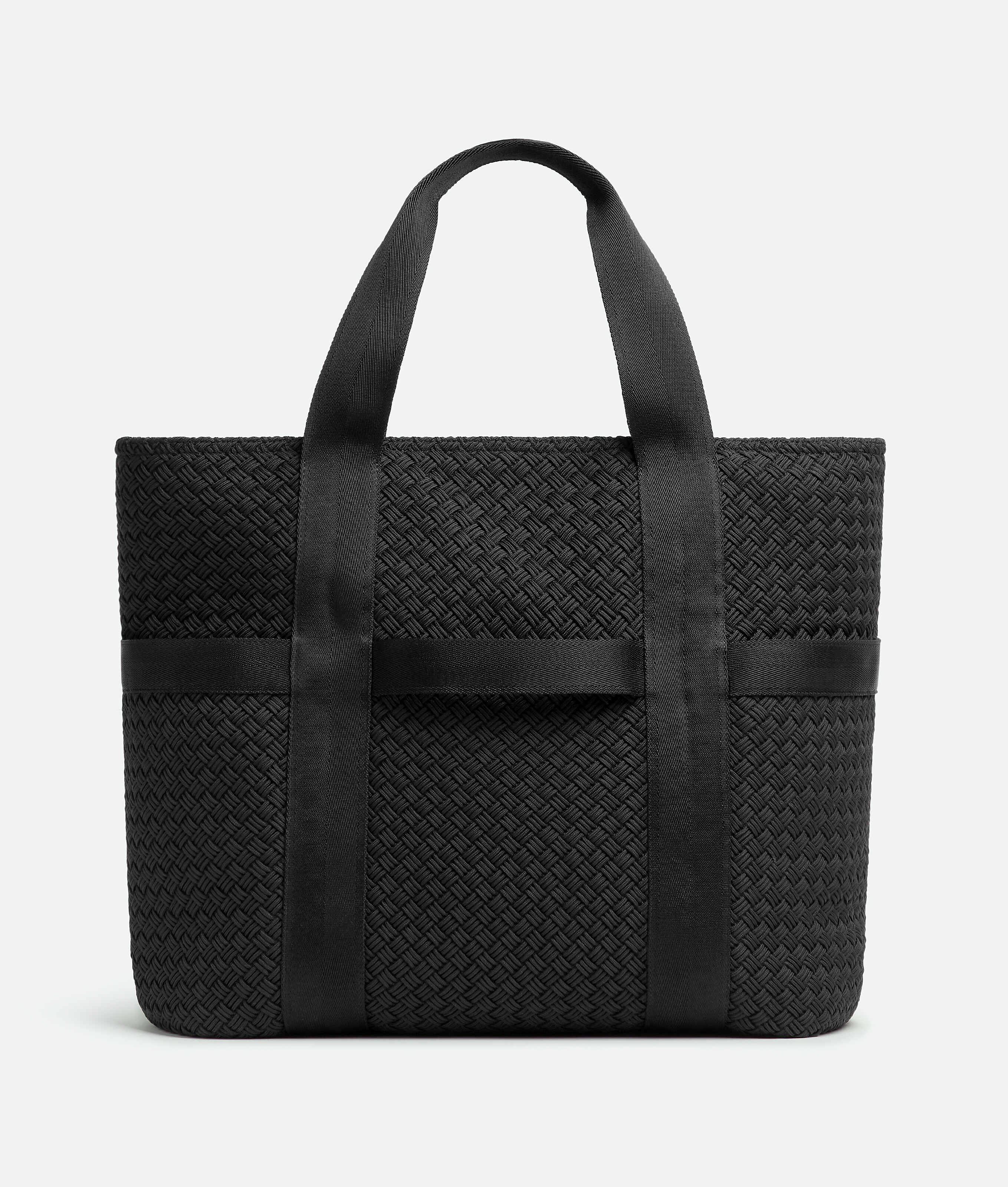 【美品】Bottega Veneta - Voyager Zipped Tote Bottega Veneta Voyager Zipped Tote - Black | Editorialist