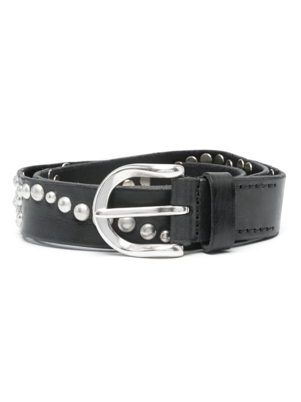 Our Legacy Star Fall Studded Belt - Black Bridle | Editorialist