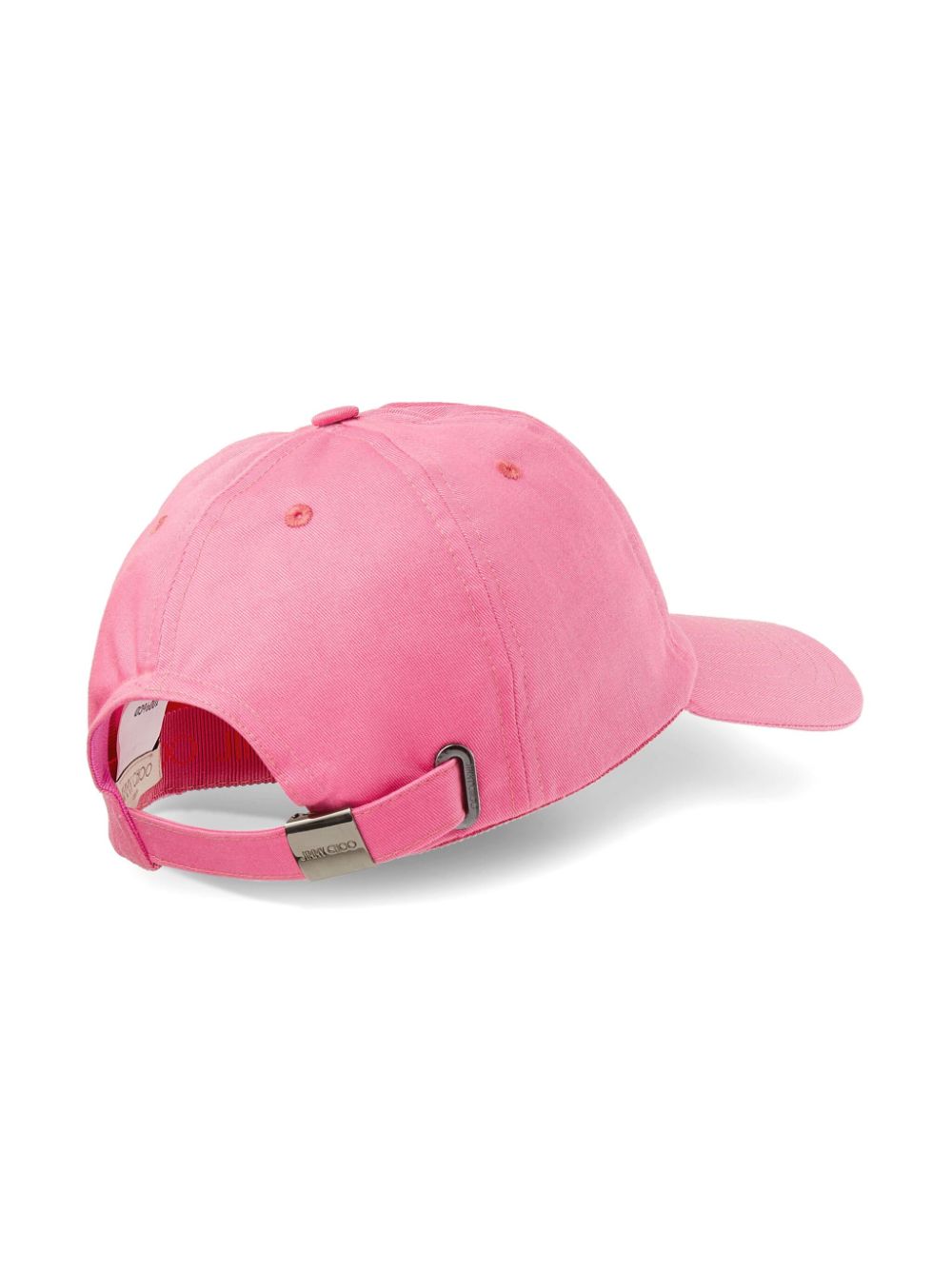 Jimmy Choo Logo-Embroidered Baseball Cap In Pink - 50% Off 