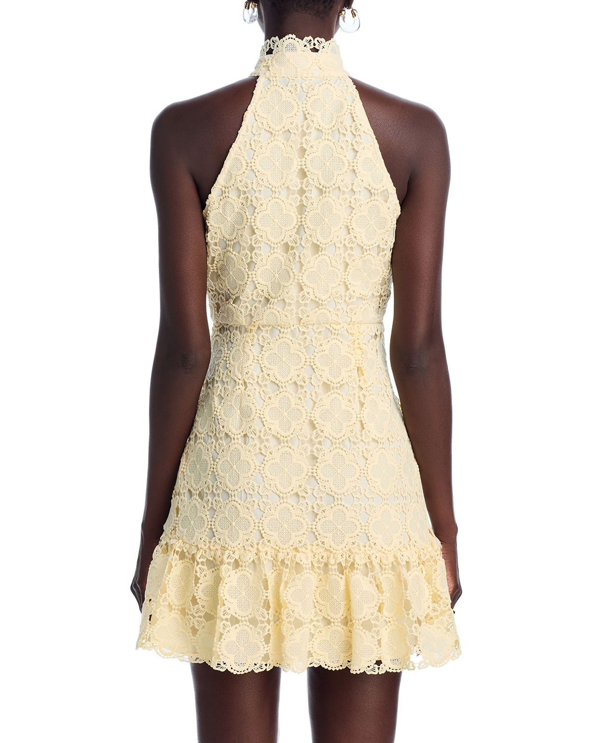 chinese dress ladies 21SIX Flavia Lace Dress in Aqua
