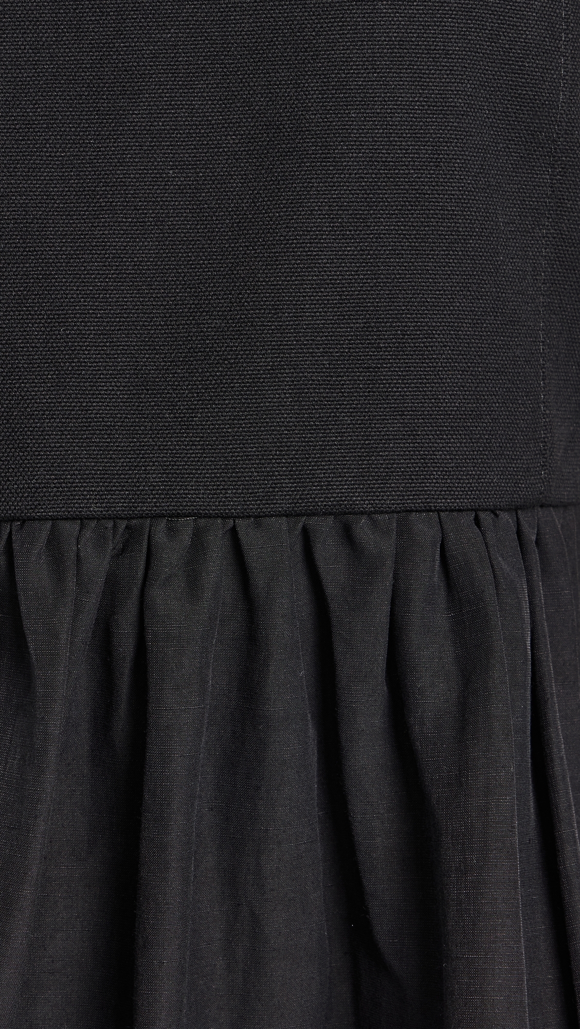 Tibi Linen Cotton Voile Sculpted Dress In Black - 50% Off | Editorialist