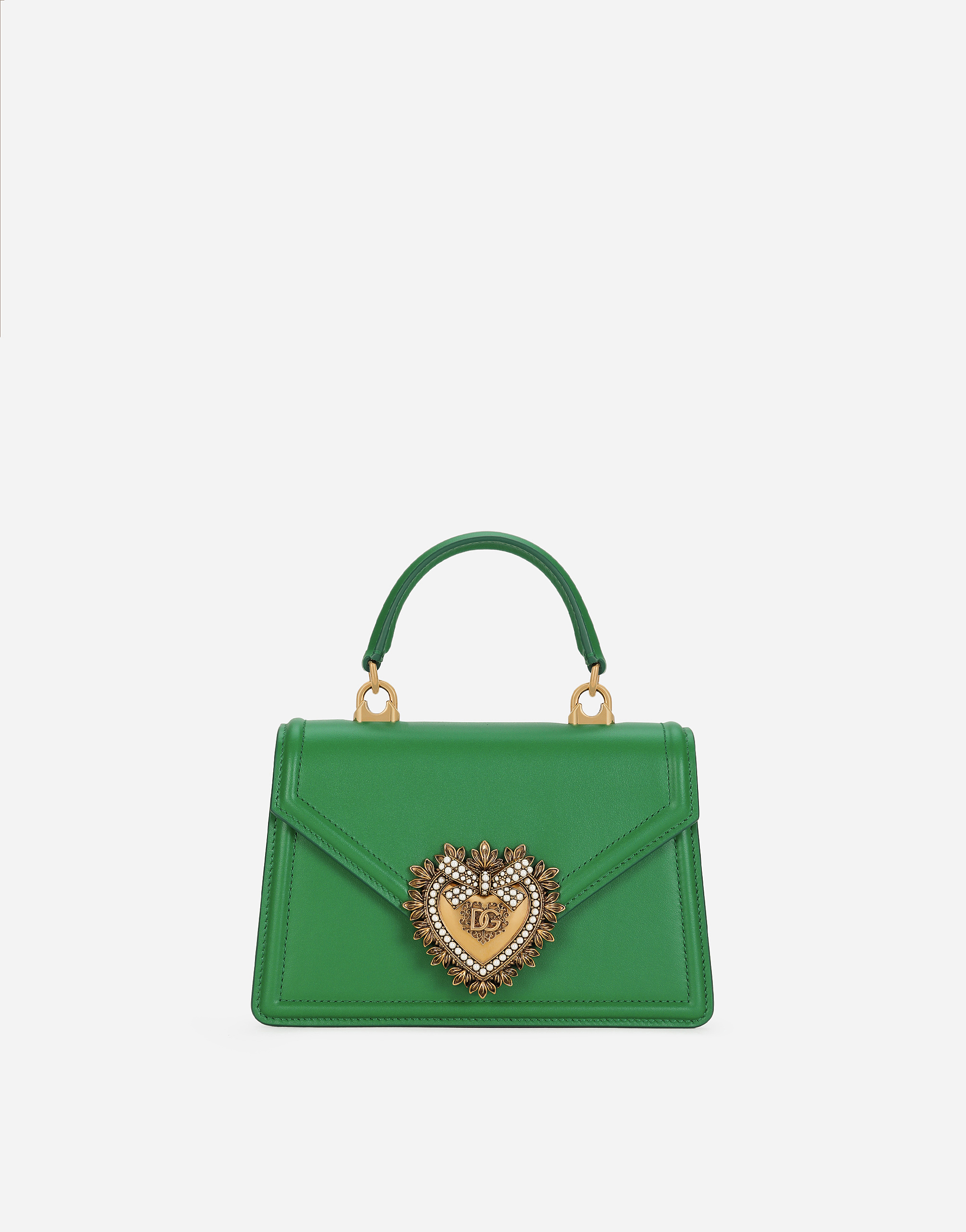 Dolce & Gabbana Devotion Top-Handle Bag - Green | Editorialist