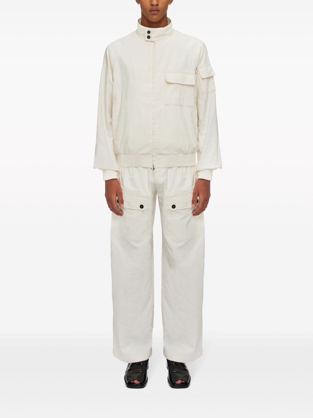 SALVATORE FERRAGAMO Ferragamo Wide-Leg Linen Trousers