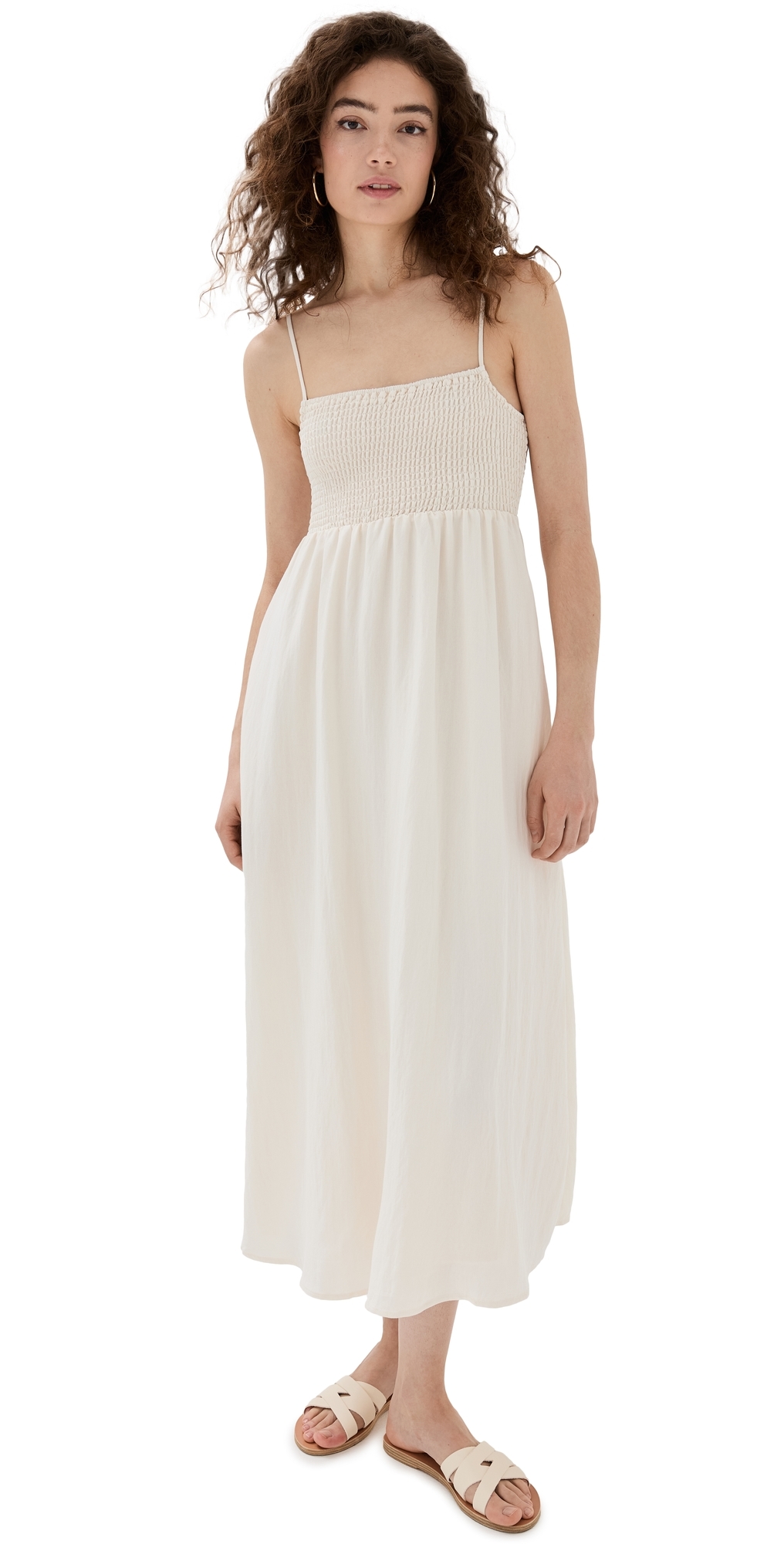 Z SUPPLY Z Supply Beachside Maxi Dress with Smocked Bodice and Pockets
